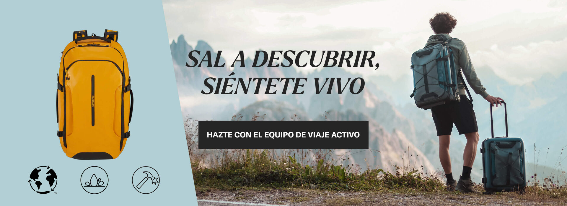 Compra tu equipaje Samsonite en la tienda oficial de la marca